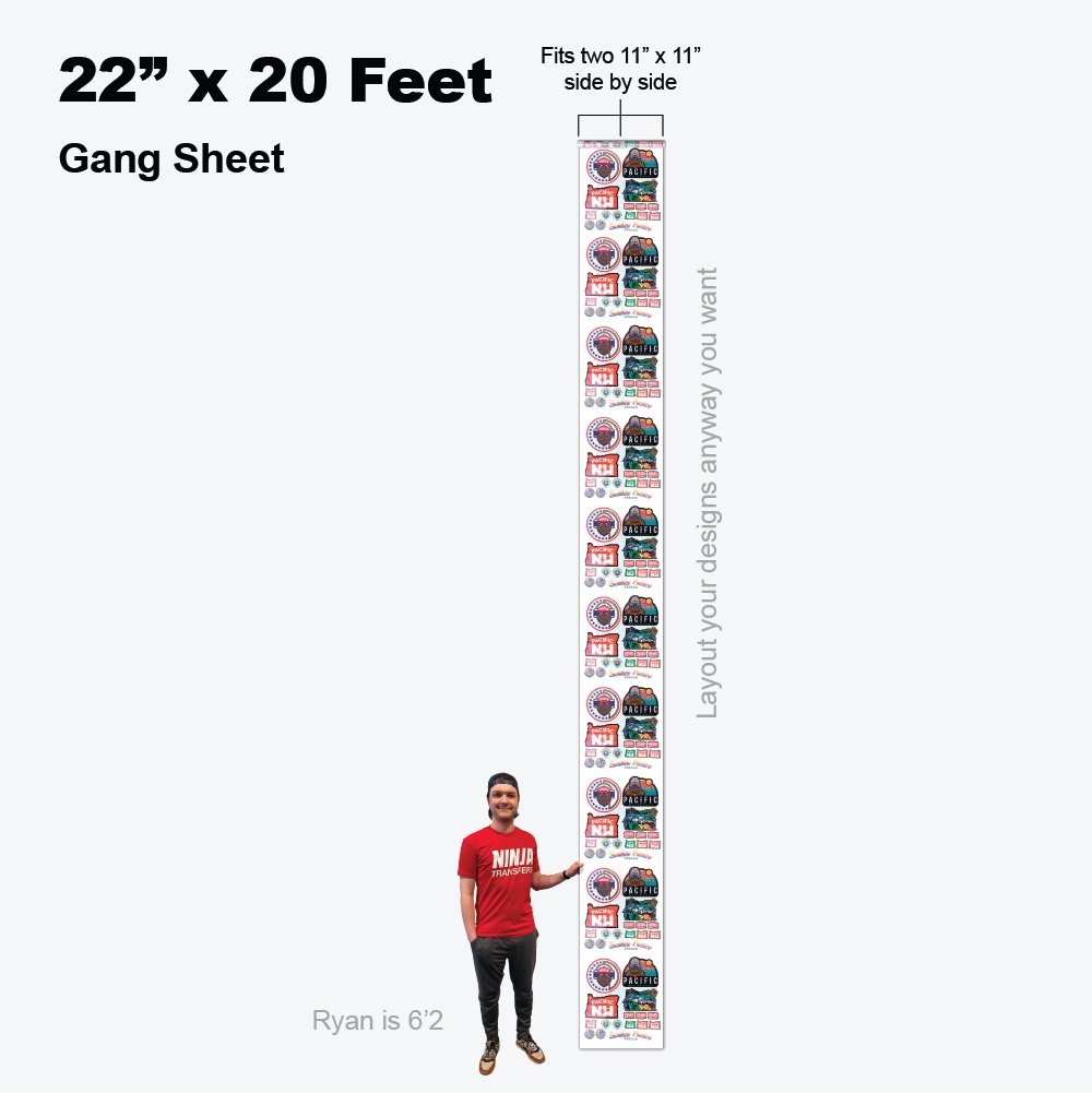 DTF Gang Sheets | Custom DTF Gang Sheets w/ 24 Hour Free Shipping
