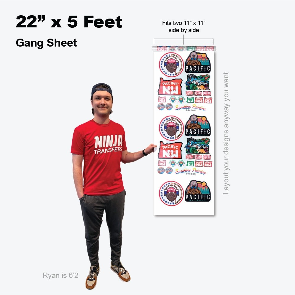 DTF Gang Sheets | Custom DTF Gang Sheets w/ 24 Hour Free Shipping